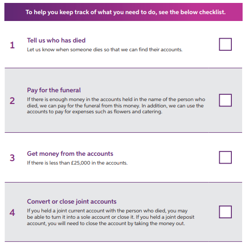 Bereavement Support - Allied Irish Bank (GB)